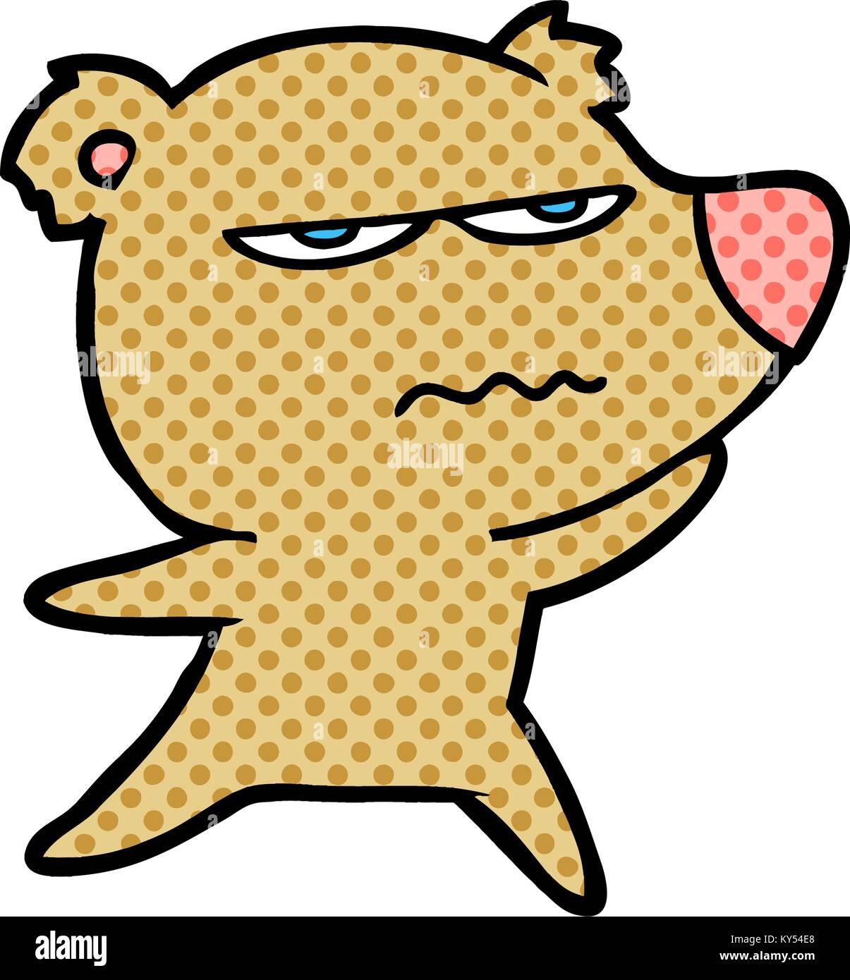 angry bear cartoon Stock Vector Image & Art - Alamy
