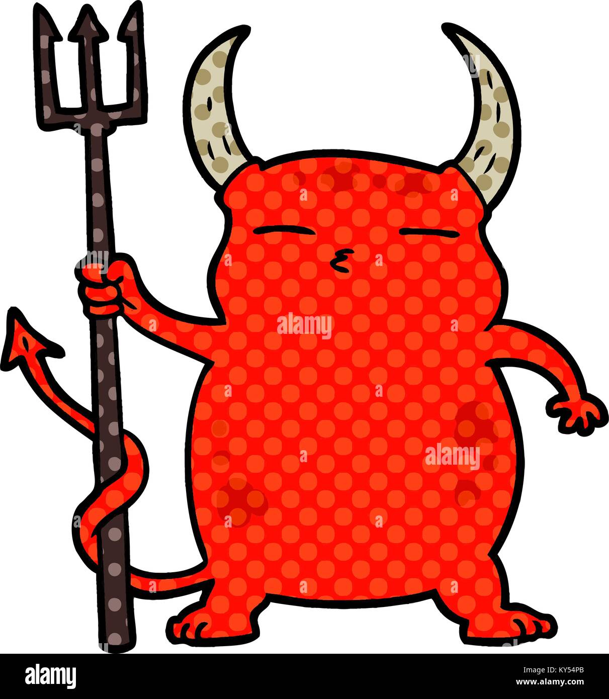 cartoon little devil Stock Vector Image & Art - Alamy