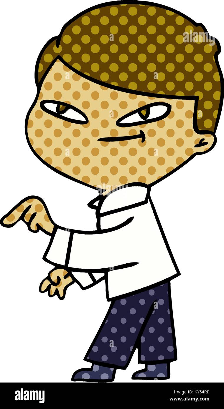 cartoon pointing man Stock Vector Image & Art - Alamy