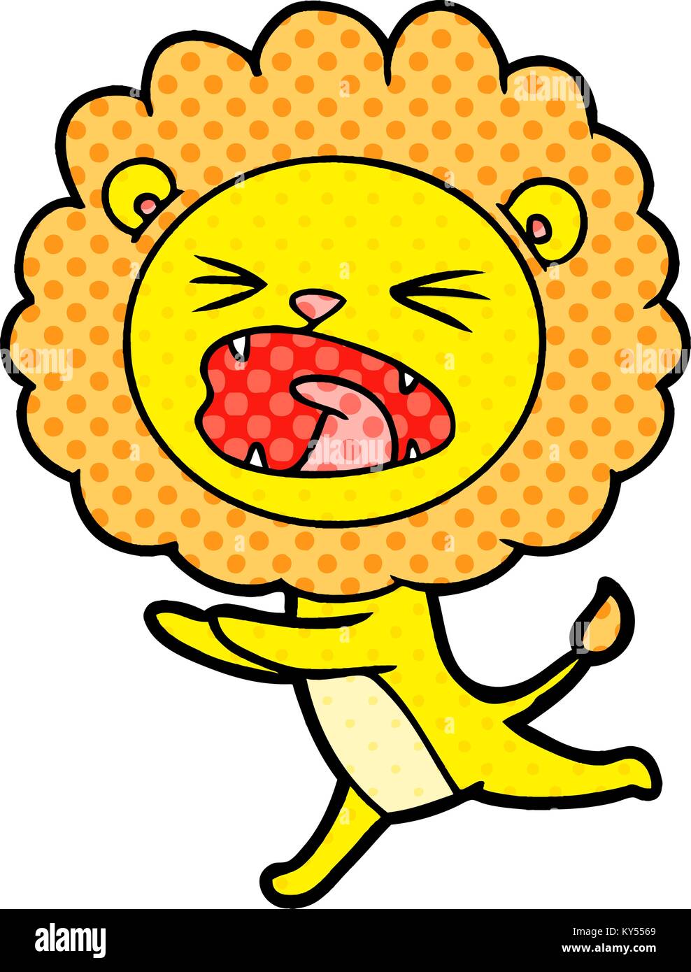 cartoon running lion Stock Vector Image & Art - Alamy
