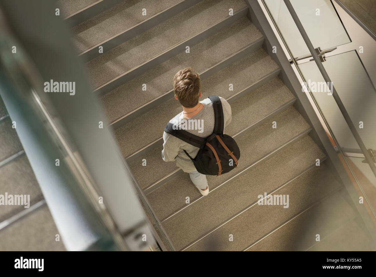 Student climbing hi-res stock photography and images - Alamy