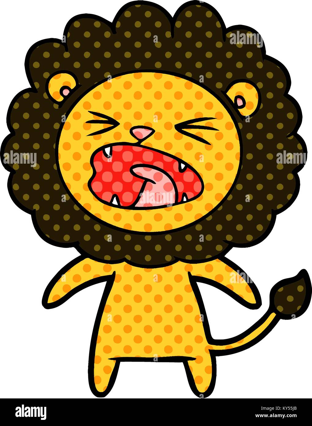 cartoon angry lion Stock Vector Image & Art - Alamy