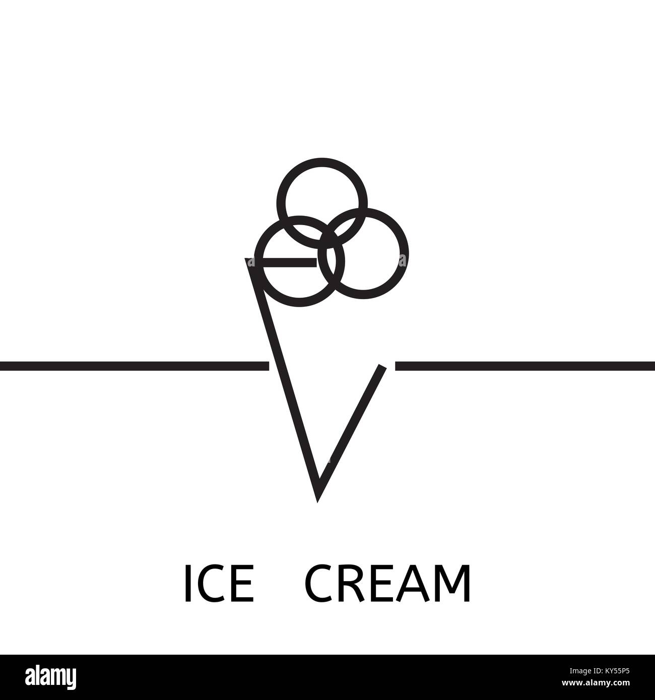 Logo design white lines Black and White Stock Photos & Images - Alamy