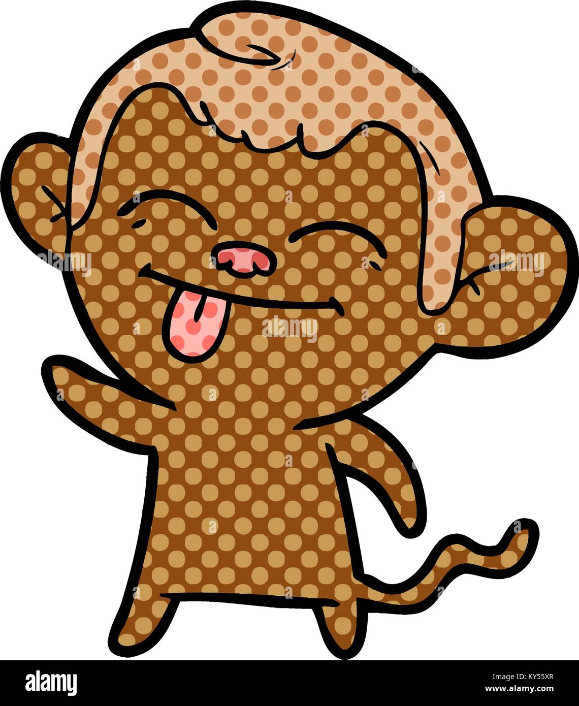 funny cartoon monkey Stock Vector Image & Art - Alamy