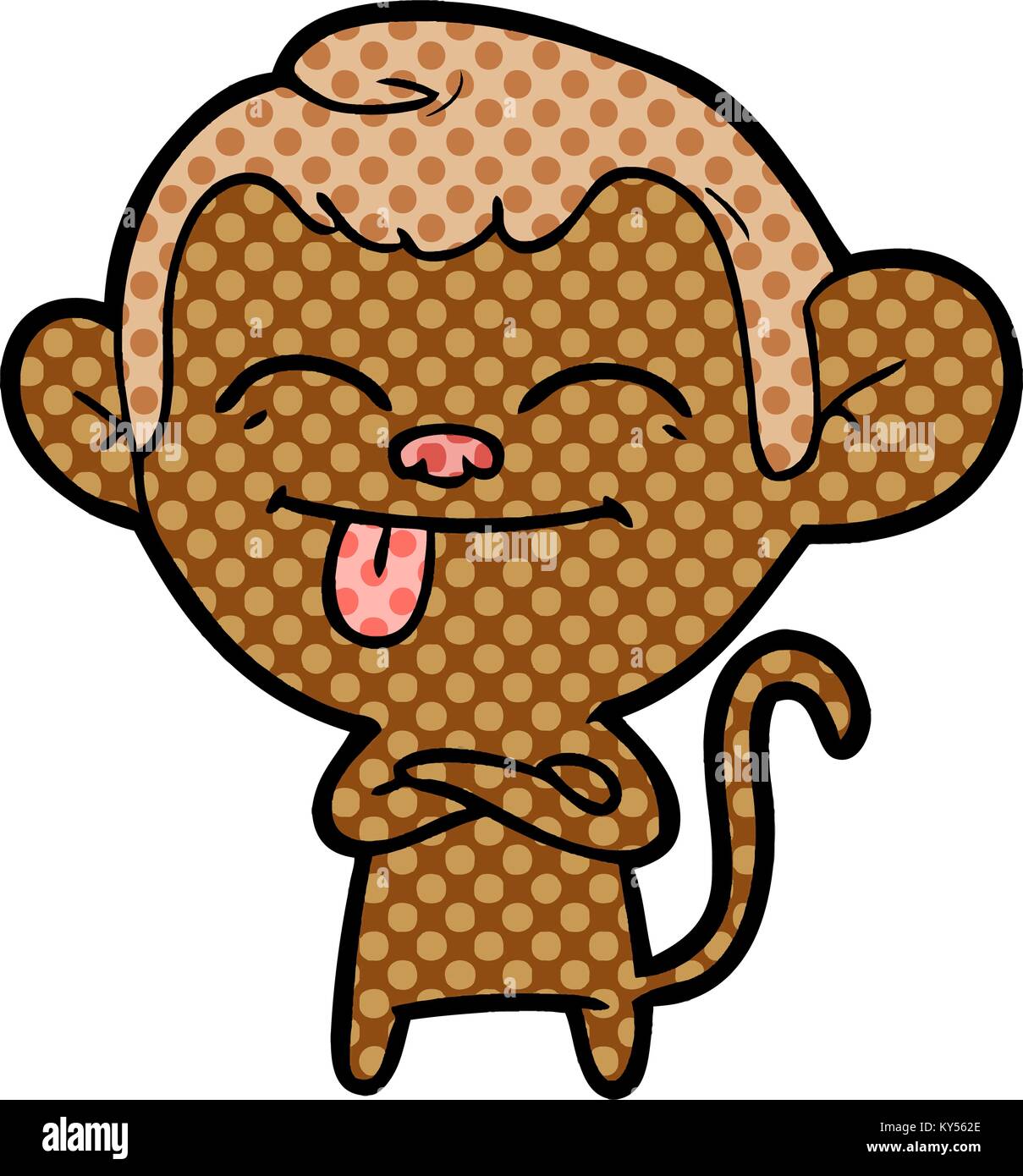 funny cartoon monkey Stock Vector Image & Art - Alamy