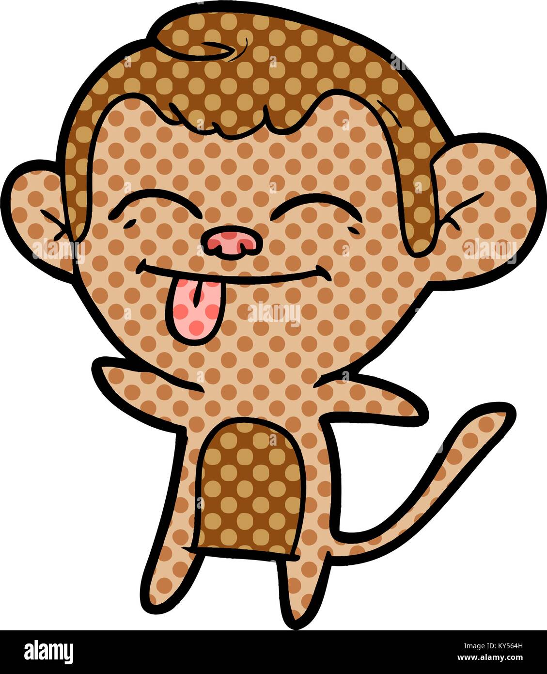 funny cartoon monkey Stock Vector Image & Art - Alamy