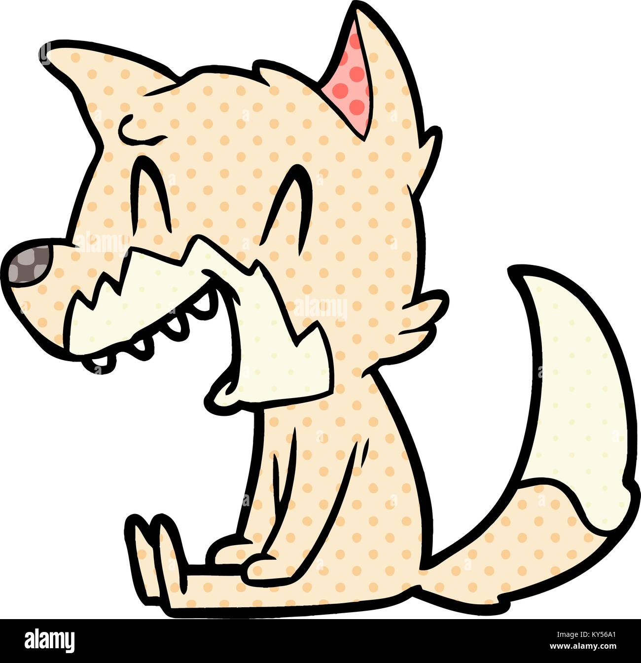 laughing fox cartoon Stock Vector Image & Art - Alamy