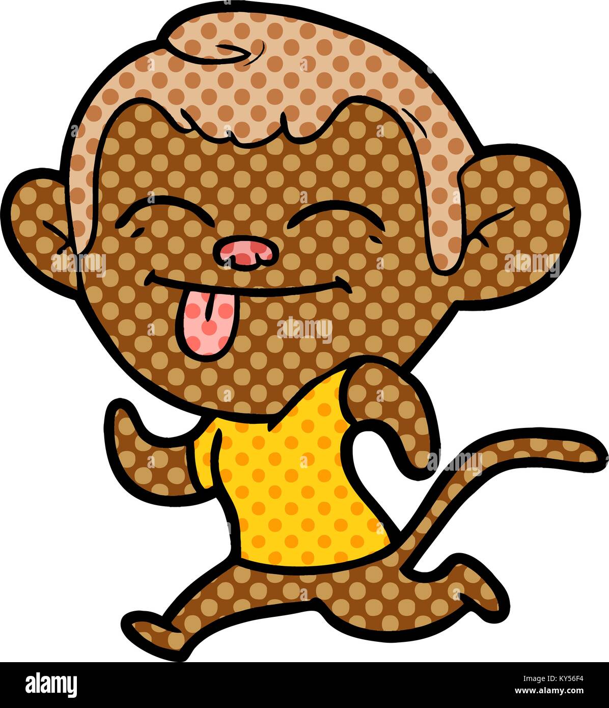 funny cartoon monkey Stock Vector Image & Art - Alamy
