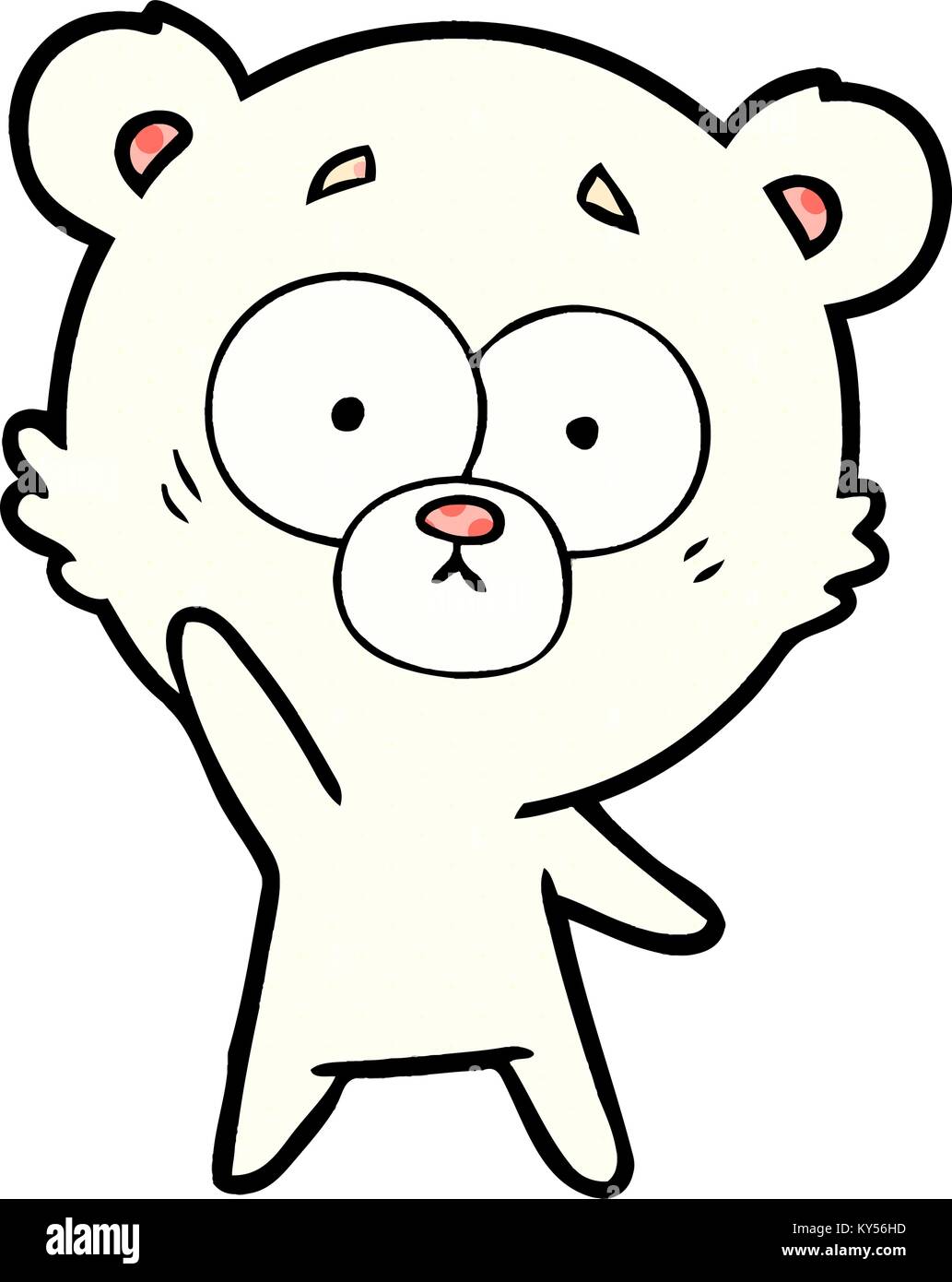 surprised polar bear cartoon Stock Vector Image & Art - Alamy