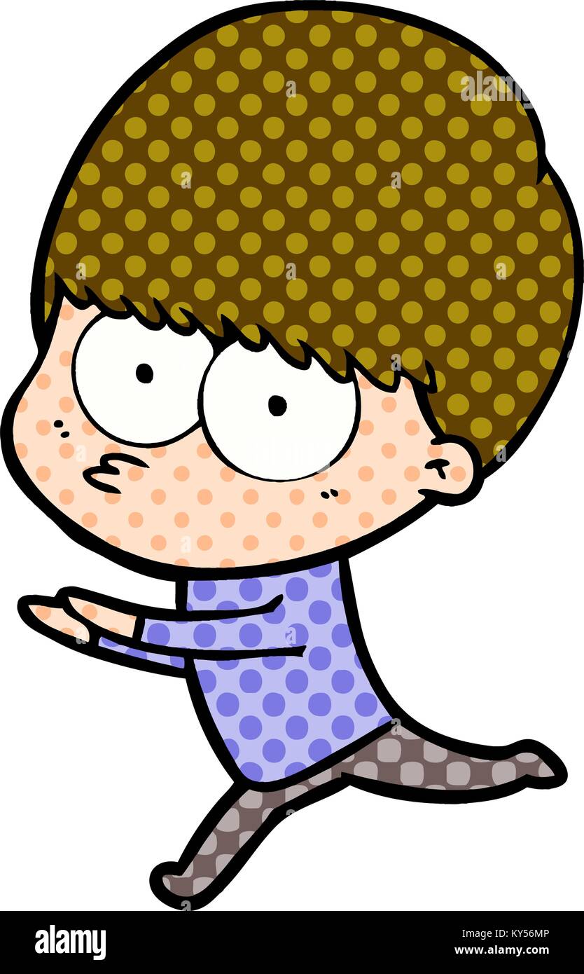 nervous cartoon boy Stock Vector Image & Art - Alamy