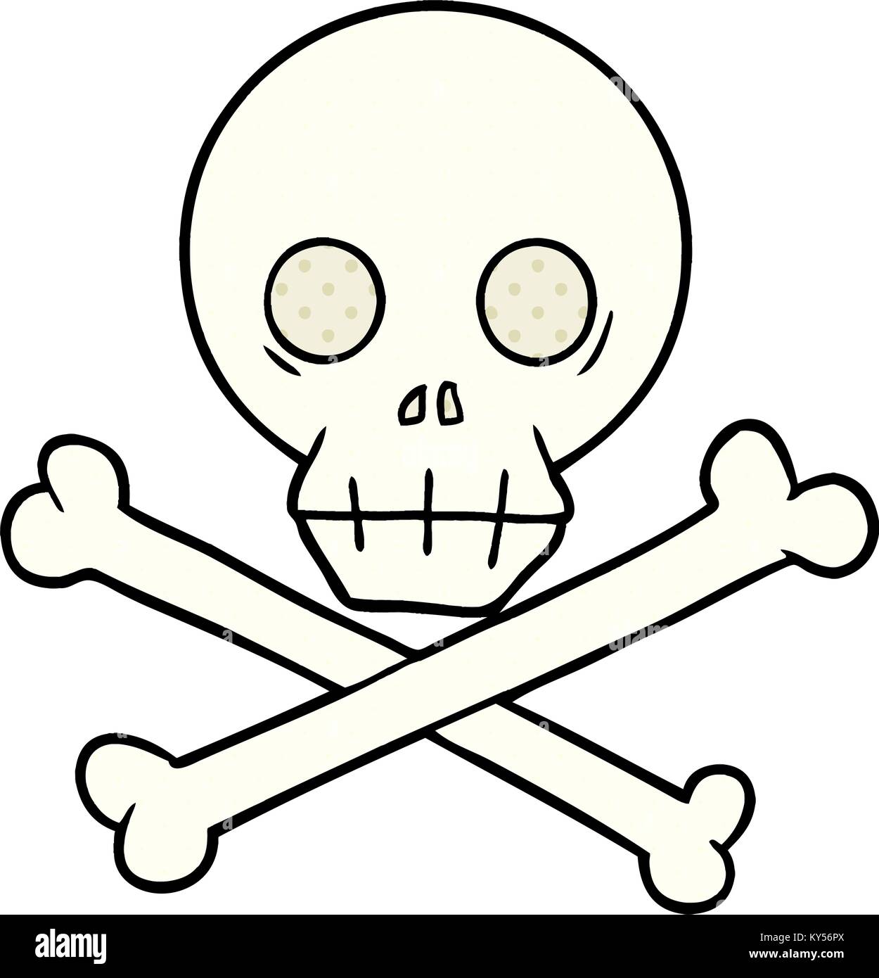cartoon skull and crossbones Stock Vector Image & Art - Alamy