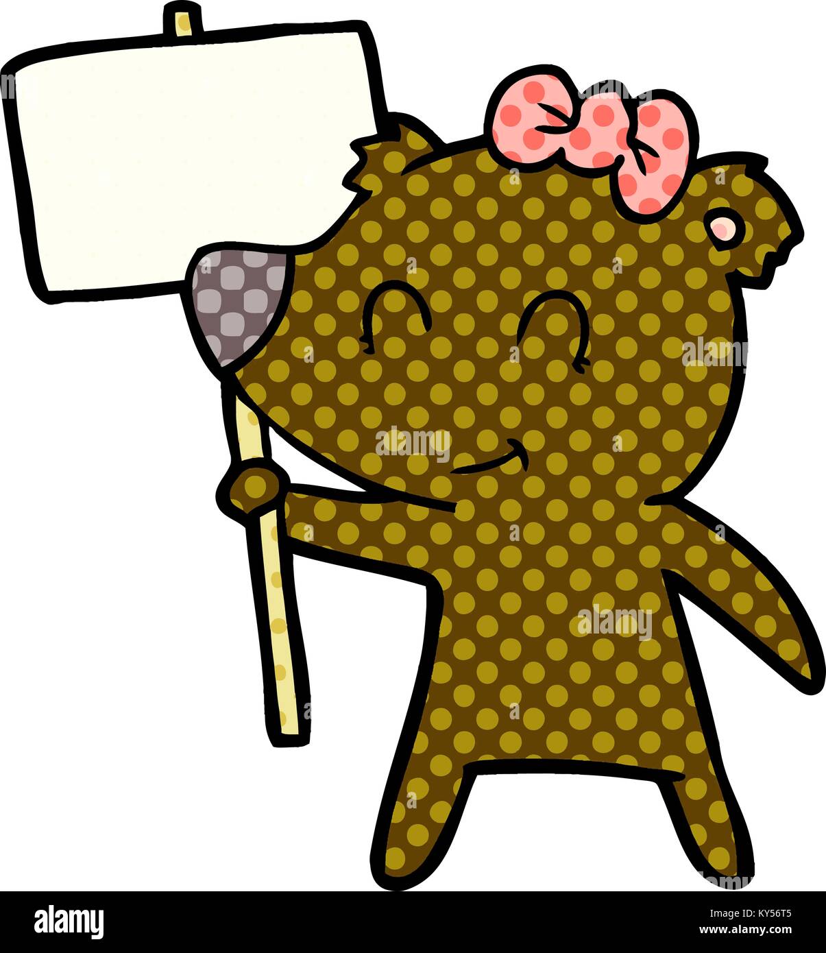 female bear cartoon Stock Vector Image & Art - Alamy