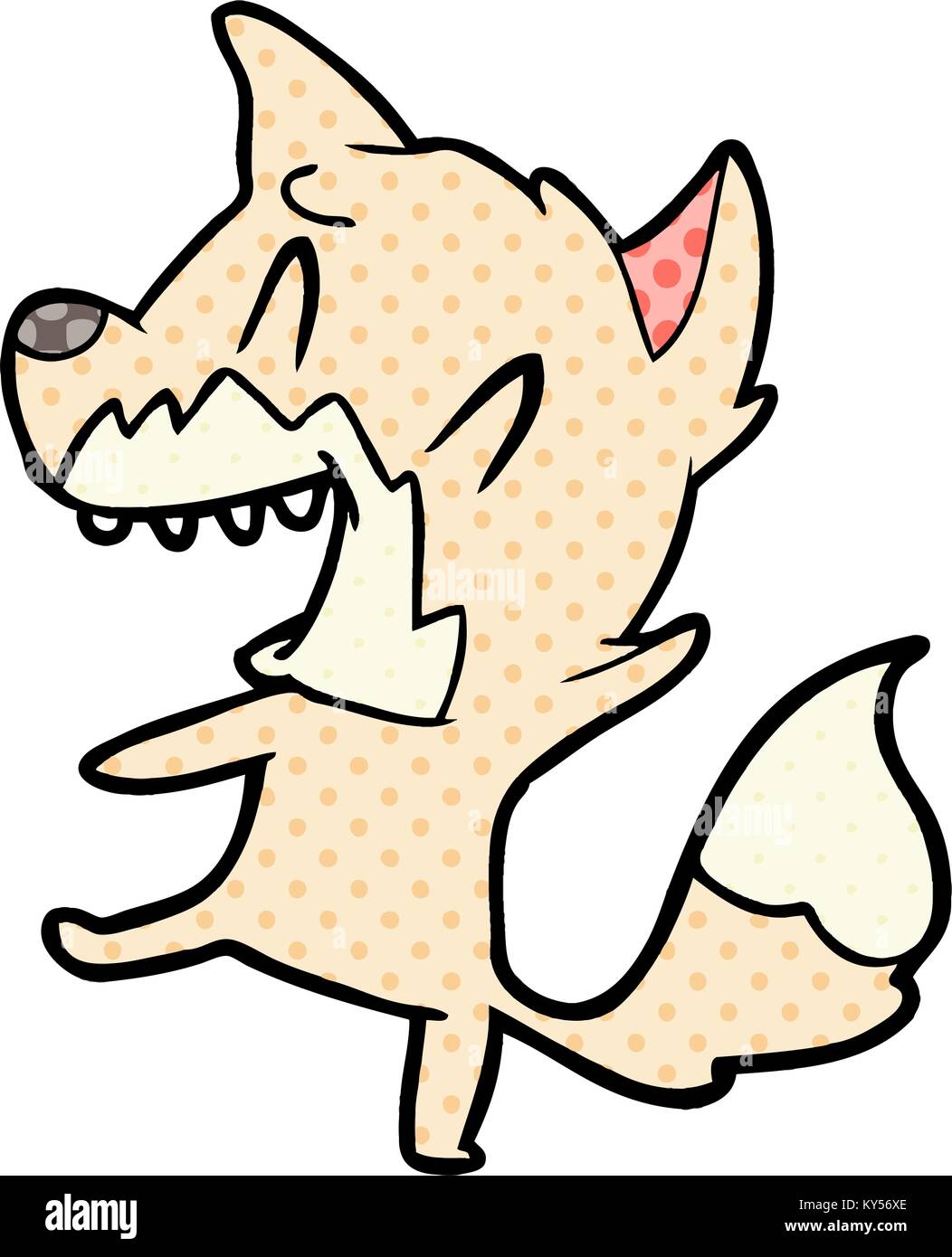 laughing fox cartoon Stock Vector Image & Art - Alamy