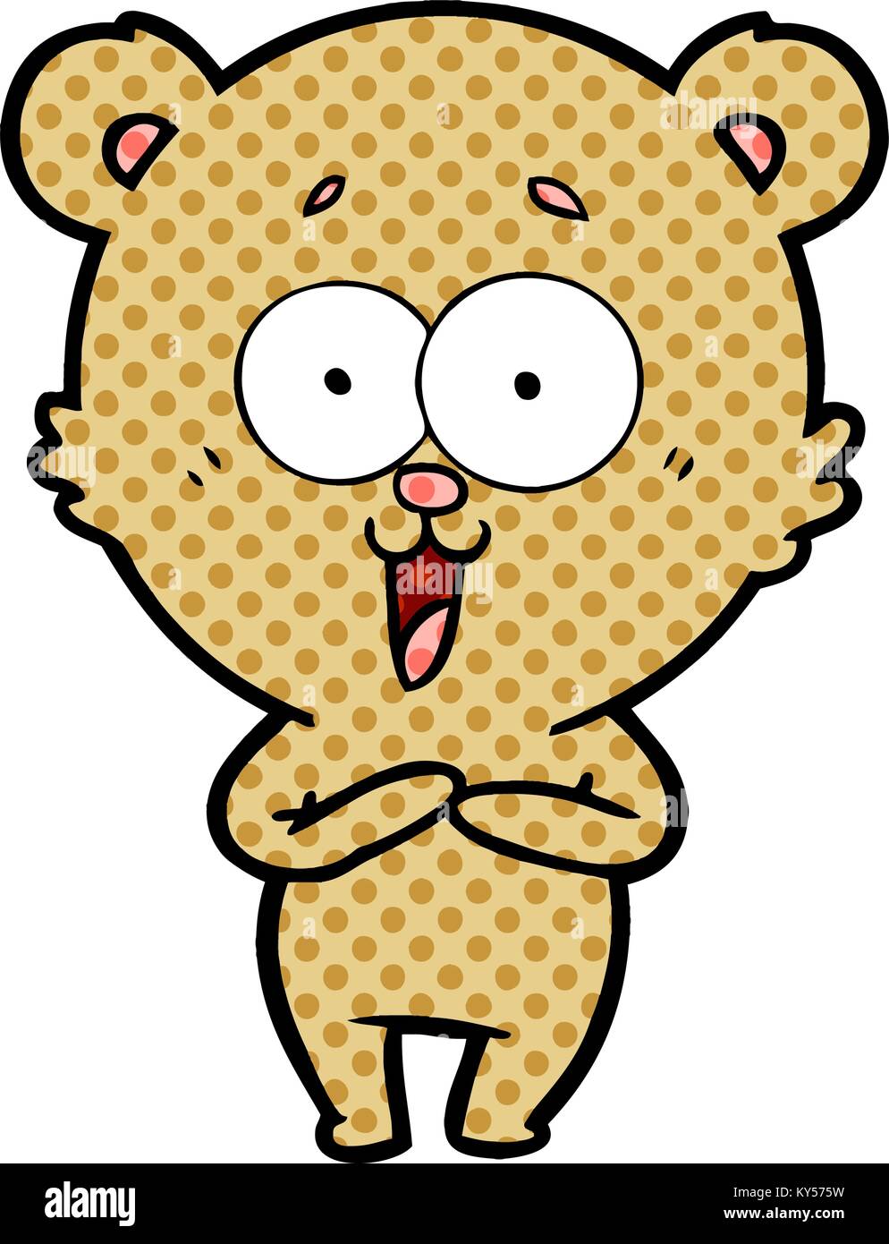 laughing teddy bear cartoon Stock Vector Image & Art - Alamy