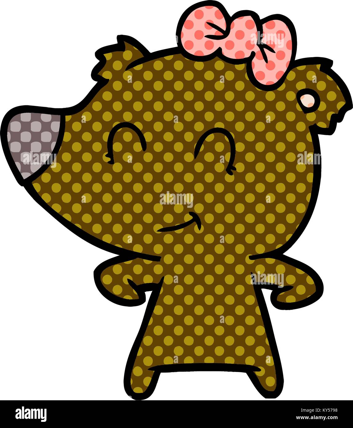 female bear cartoon Stock Vector Image & Art - Alamy