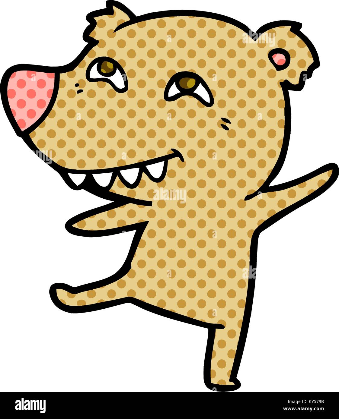 cartoon bear dancing Stock Vector Image & Art - Alamy