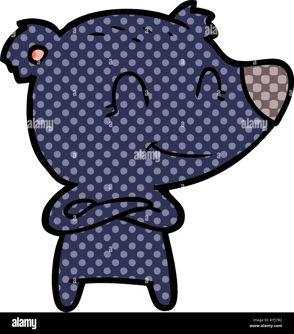 smiling bear cartoon Stock Vector Image & Art - Alamy