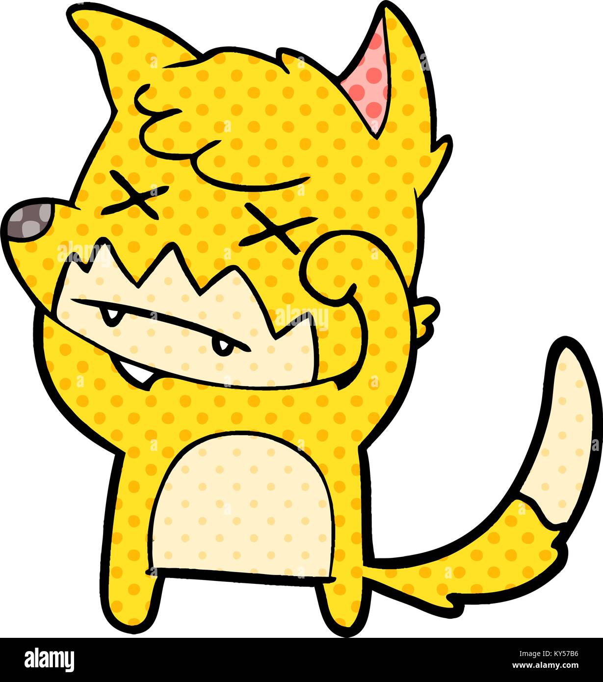 cartoon dead fox Stock Vector Image & Art - Alamy