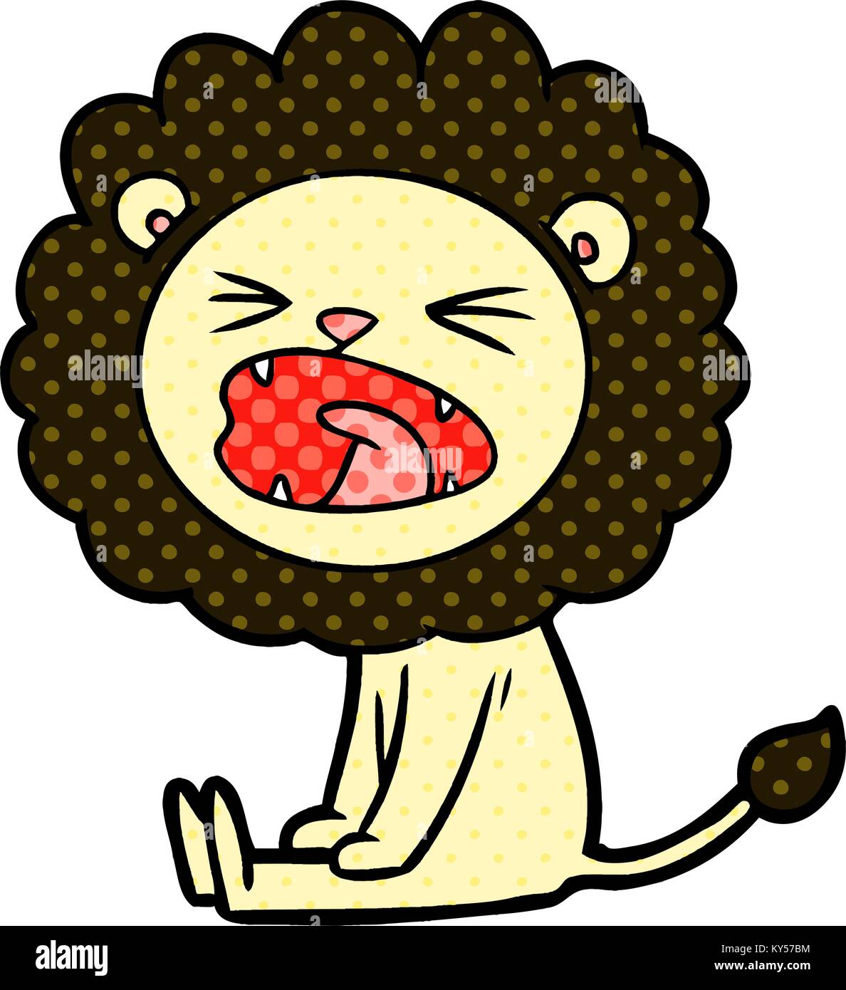 cartoon angry lion Stock Vector Image & Art - Alamy