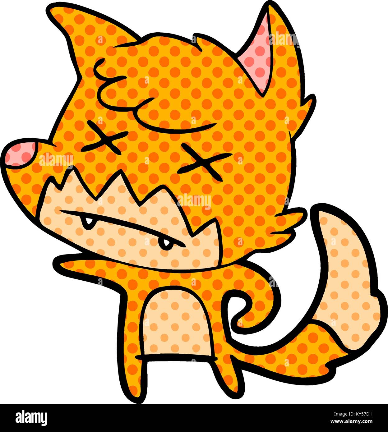 cartoon dead fox Stock Vector Image & Art - Alamy
