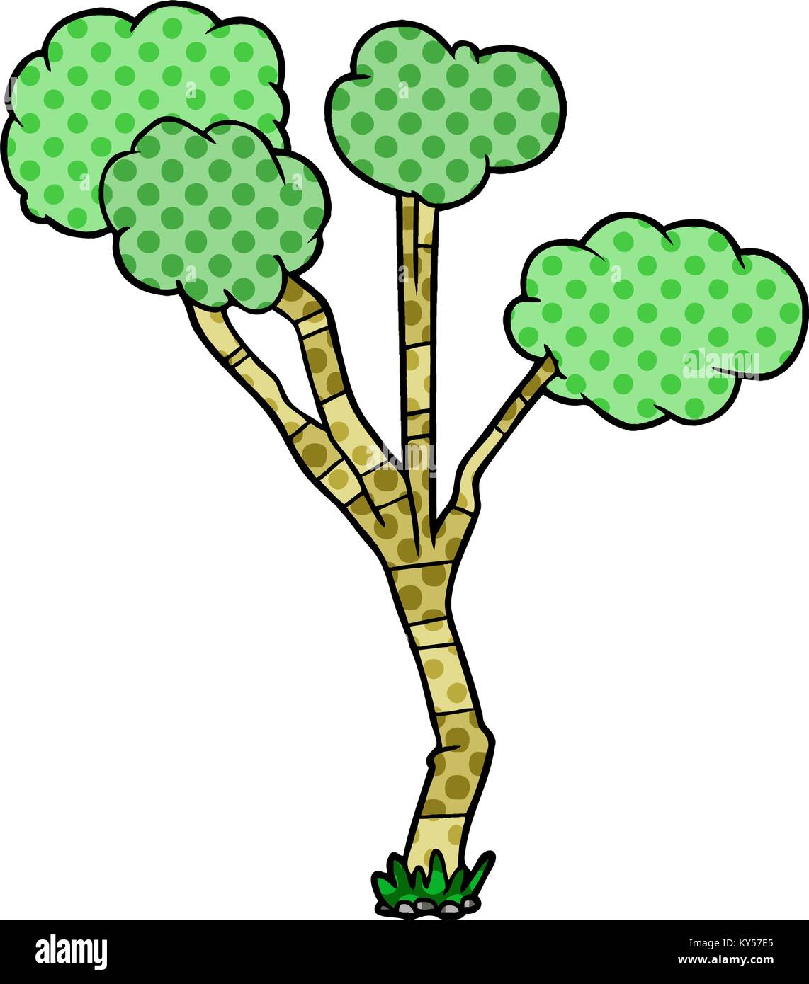 cartoon sparse tree Stock Vector Image & Art - Alamy