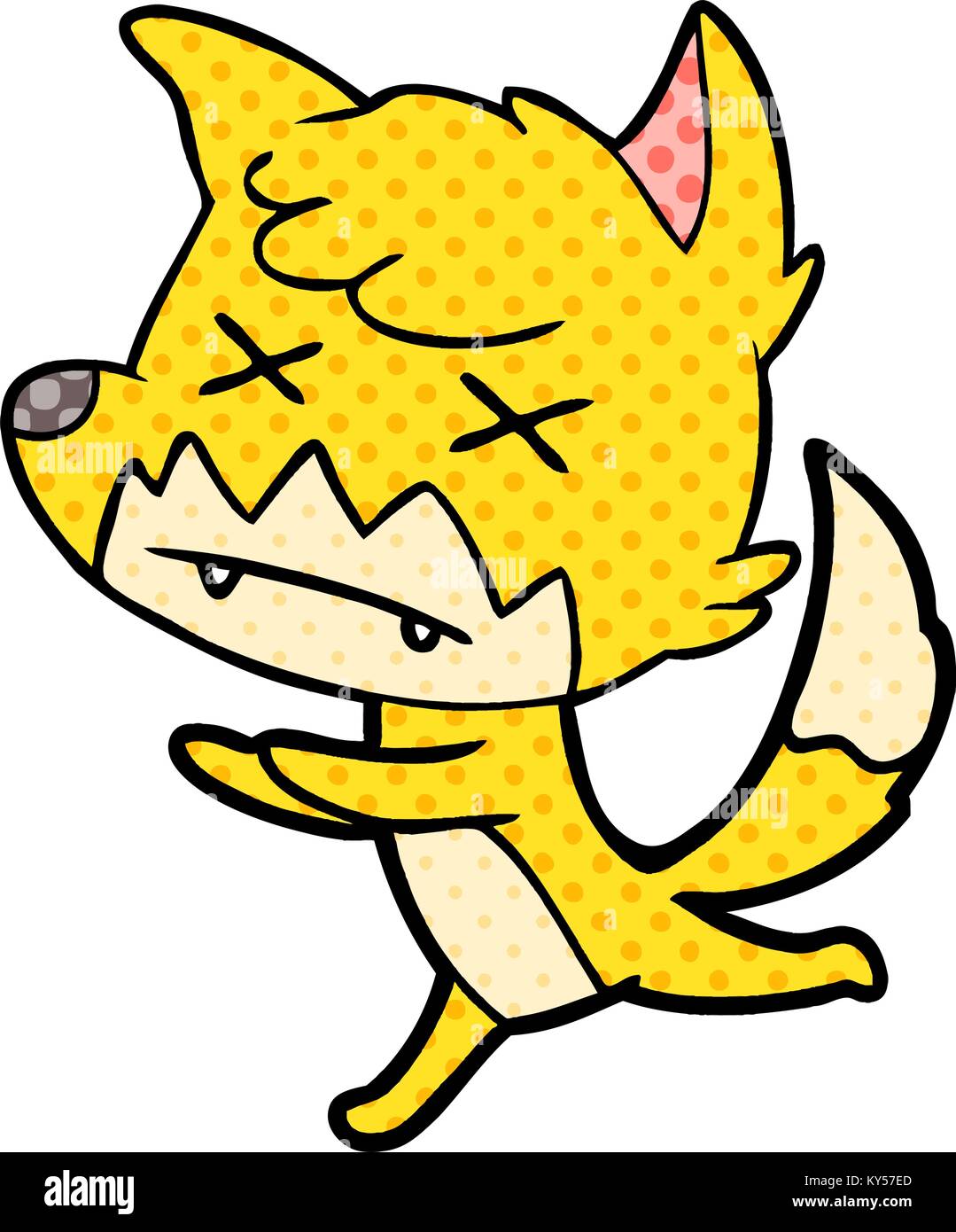 cartoon dead fox Stock Vector Image & Art - Alamy