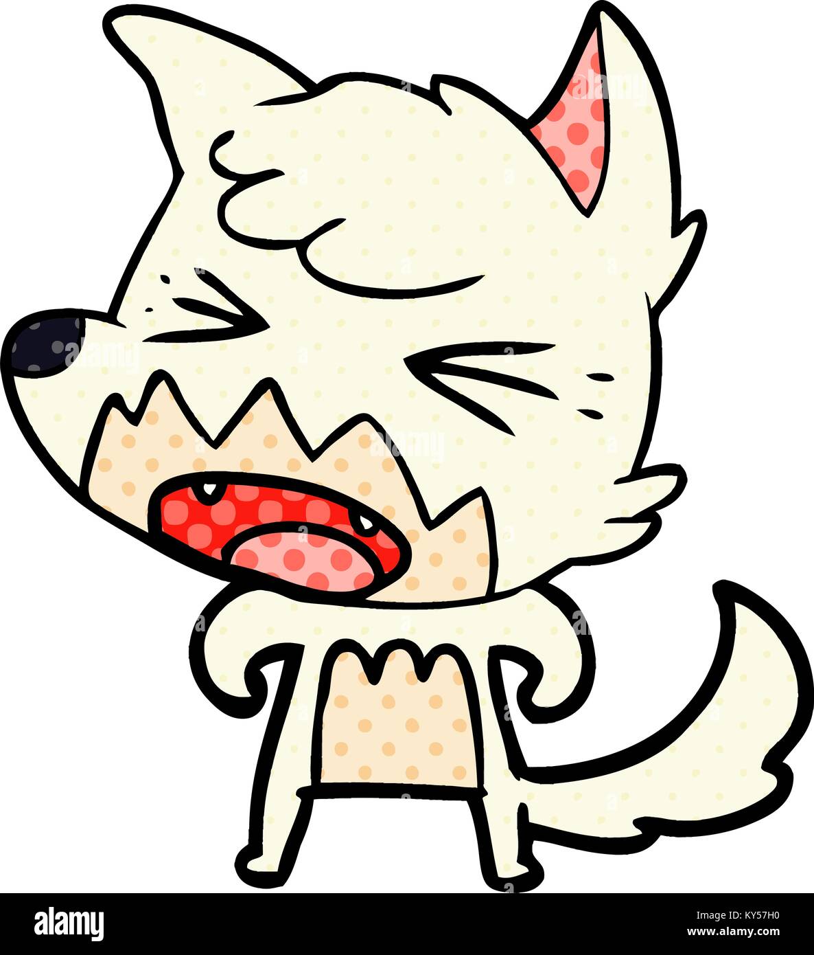 angry cartoon fox Stock Vector Image & Art - Alamy