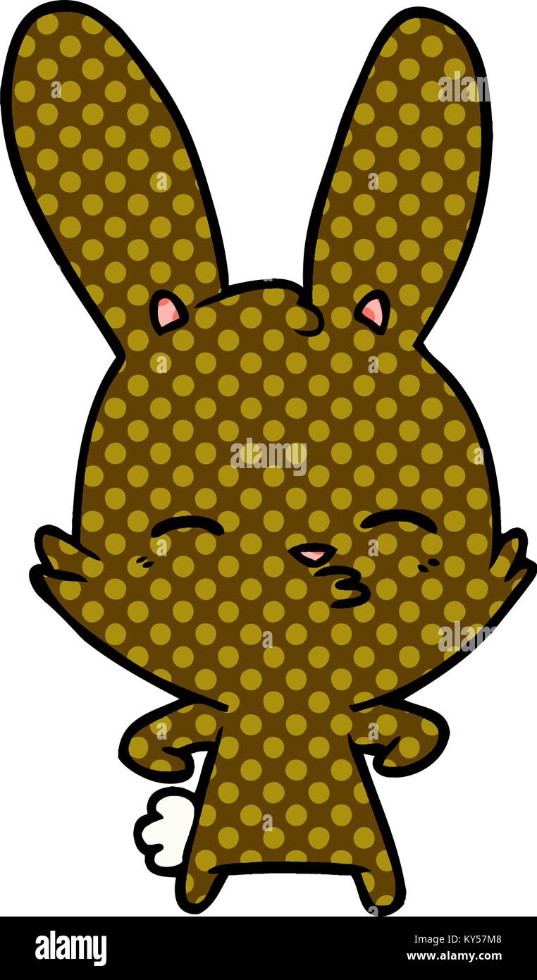 curious bunny cartoon Stock Vector Image & Art - Alamy