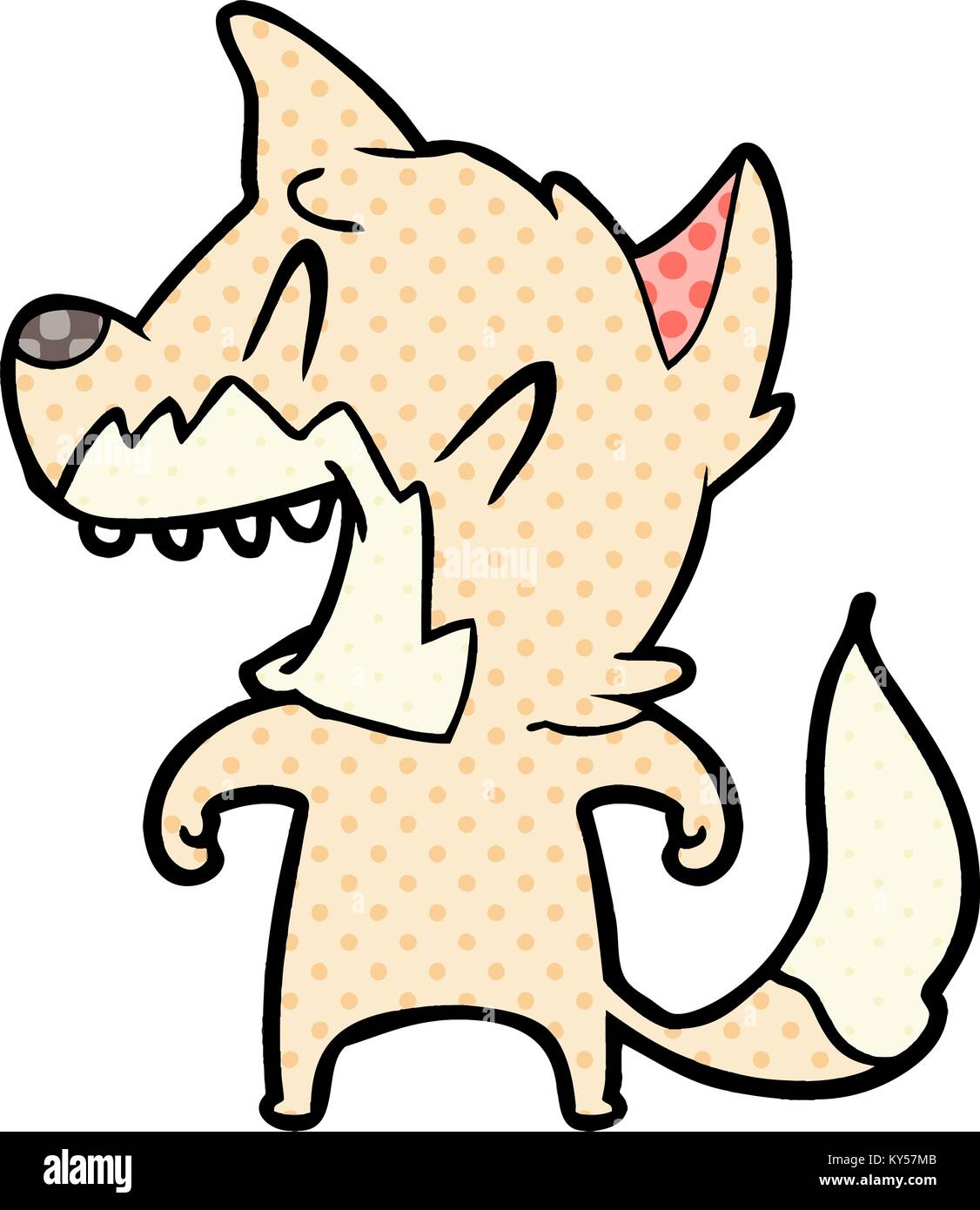 laughing fox cartoon Stock Vector Image & Art - Alamy