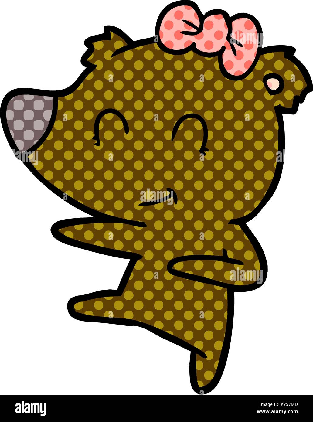 female bear cartoon Stock Vector Image & Art - Alamy