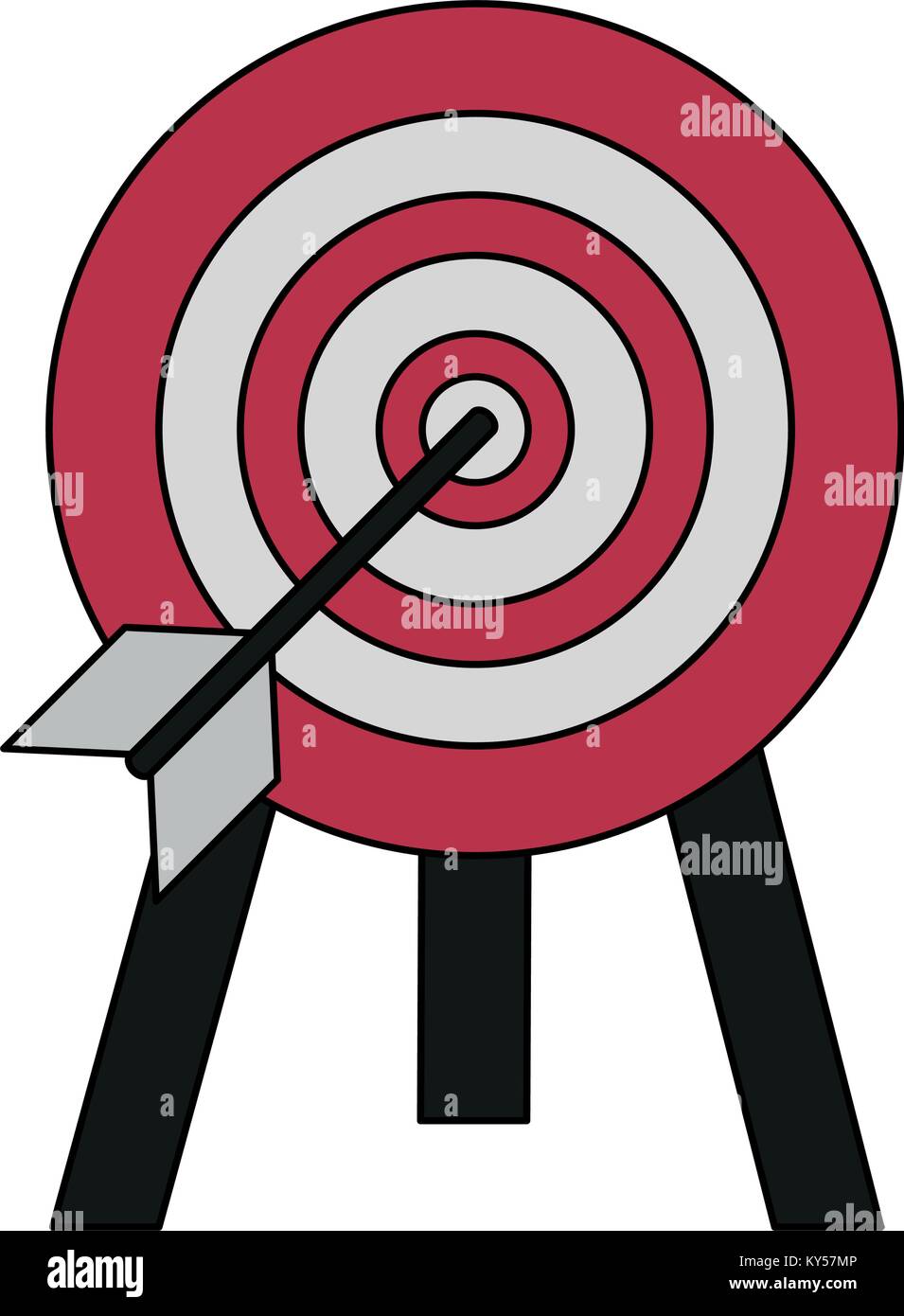Target dartboard symbol Stock Vector Image & Art - Alamy