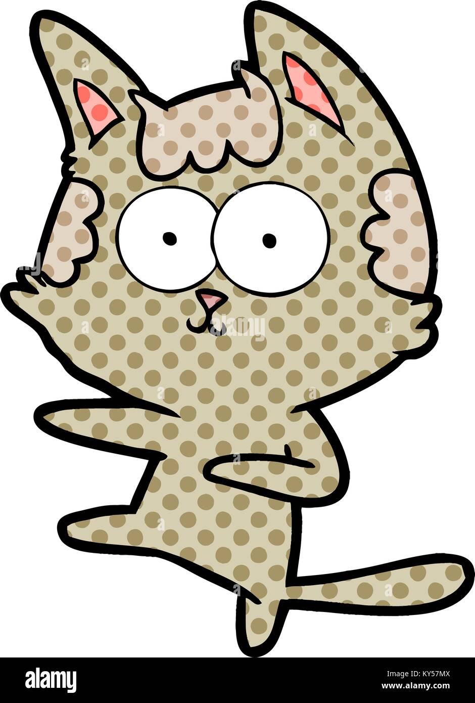 dancing cartoon cat Stock Vector Image & Art - Alamy