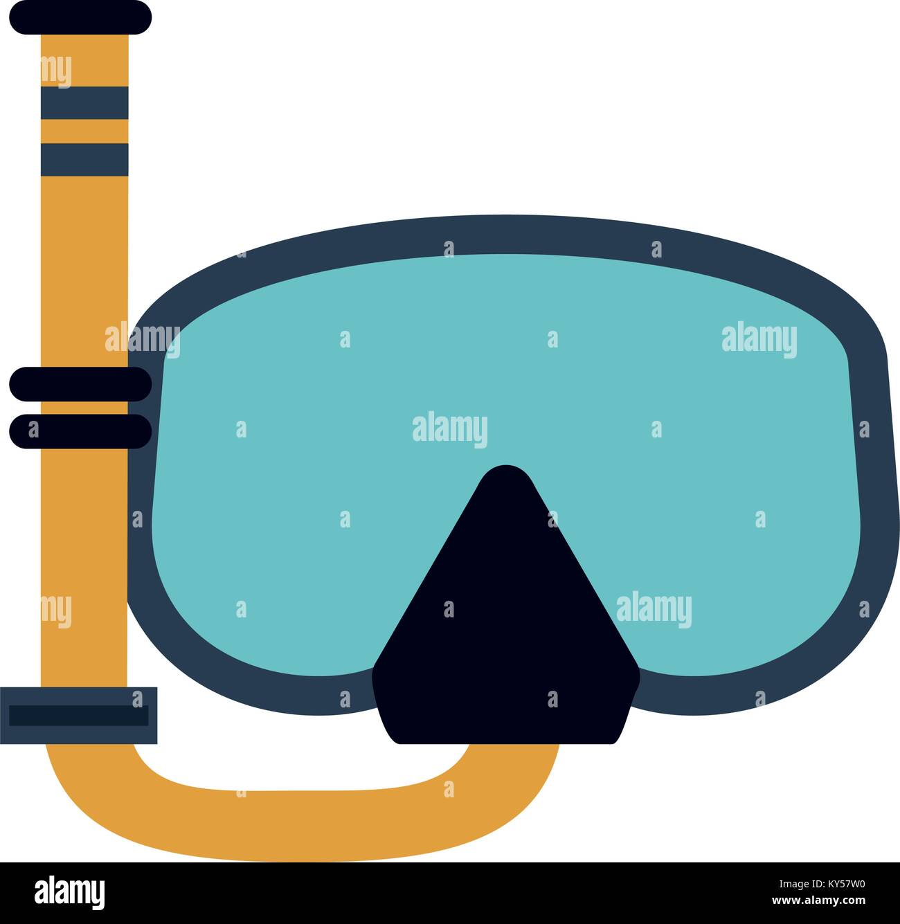 Diving mask isolated Stock Vector Image & Art - Alamy