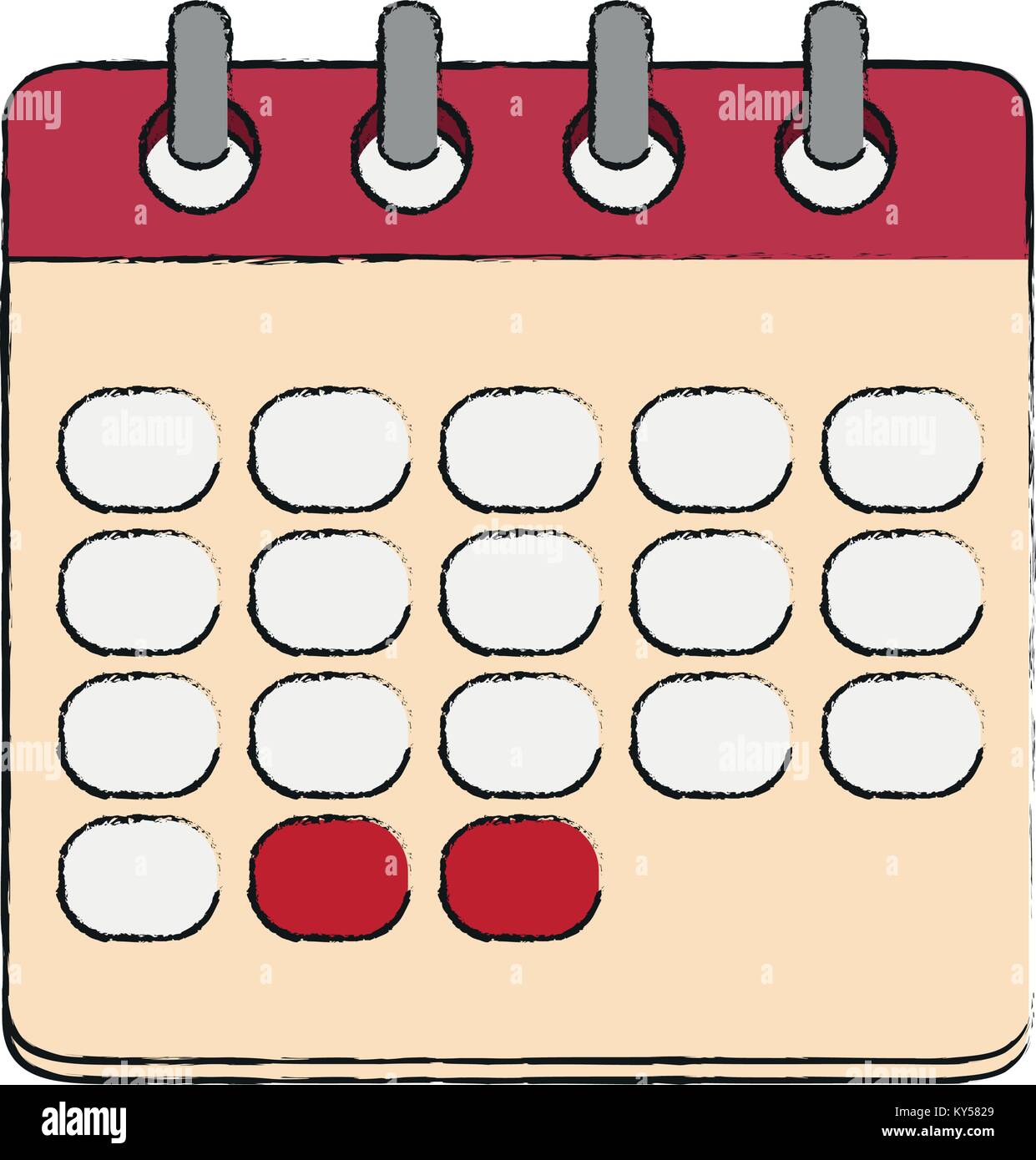 Calendar event symbol Stock Vector Image & Art - Alamy