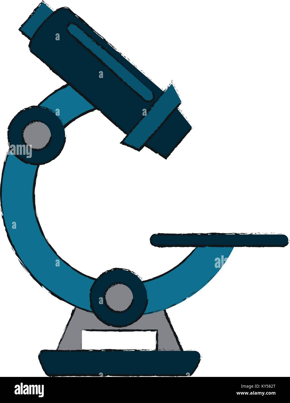 Microscope science tool Stock Vector Image & Art - Alamy