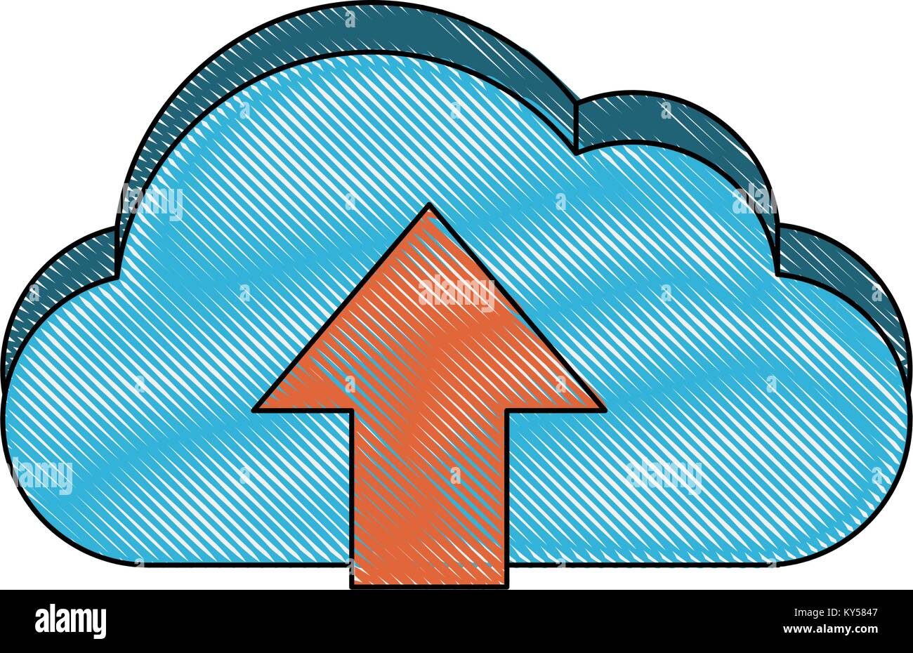 Cloud computing technology symbol Stock Vector Image & Art - Alamy