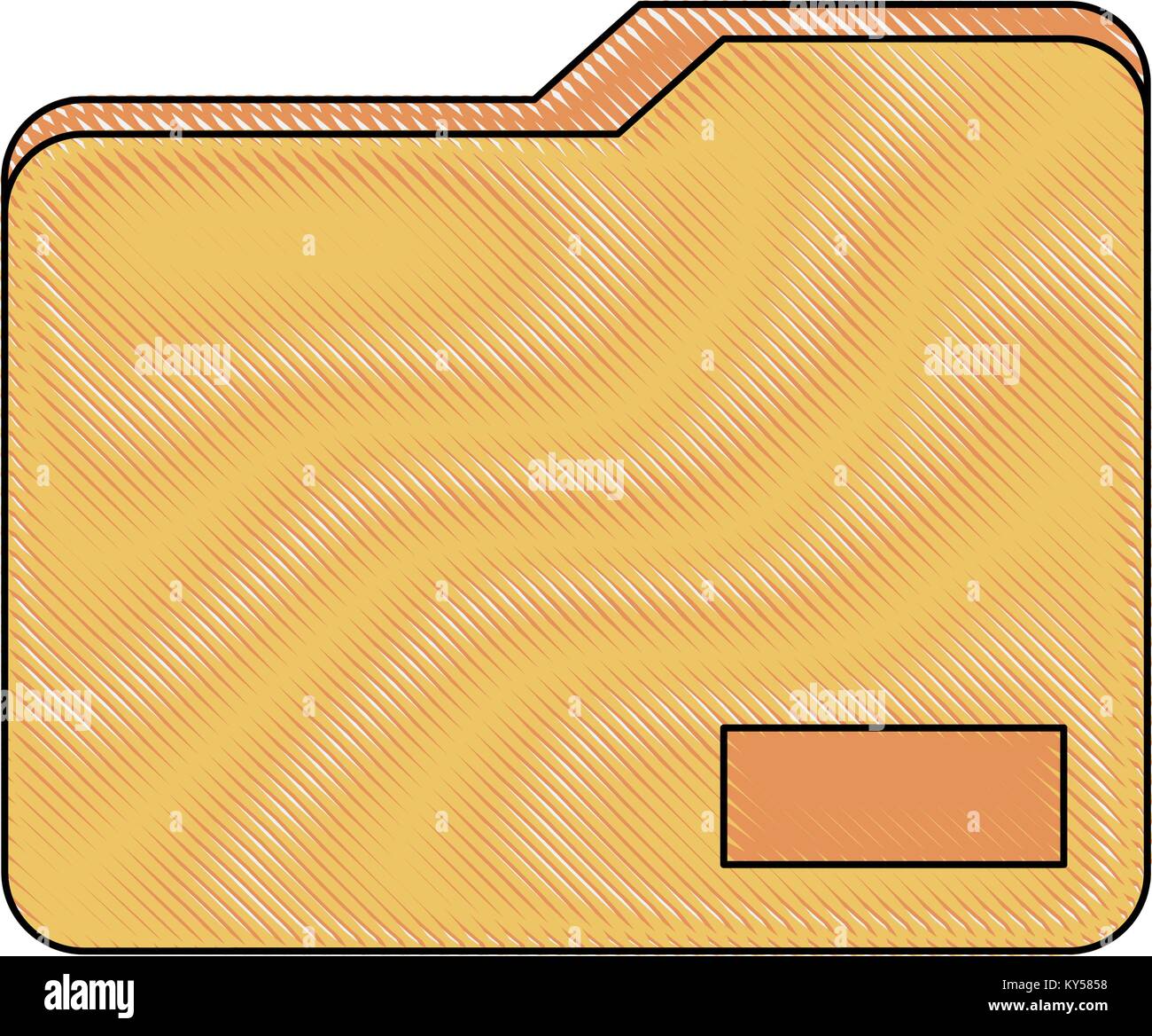 Folder document symbol Stock Vector Image & Art - Alamy