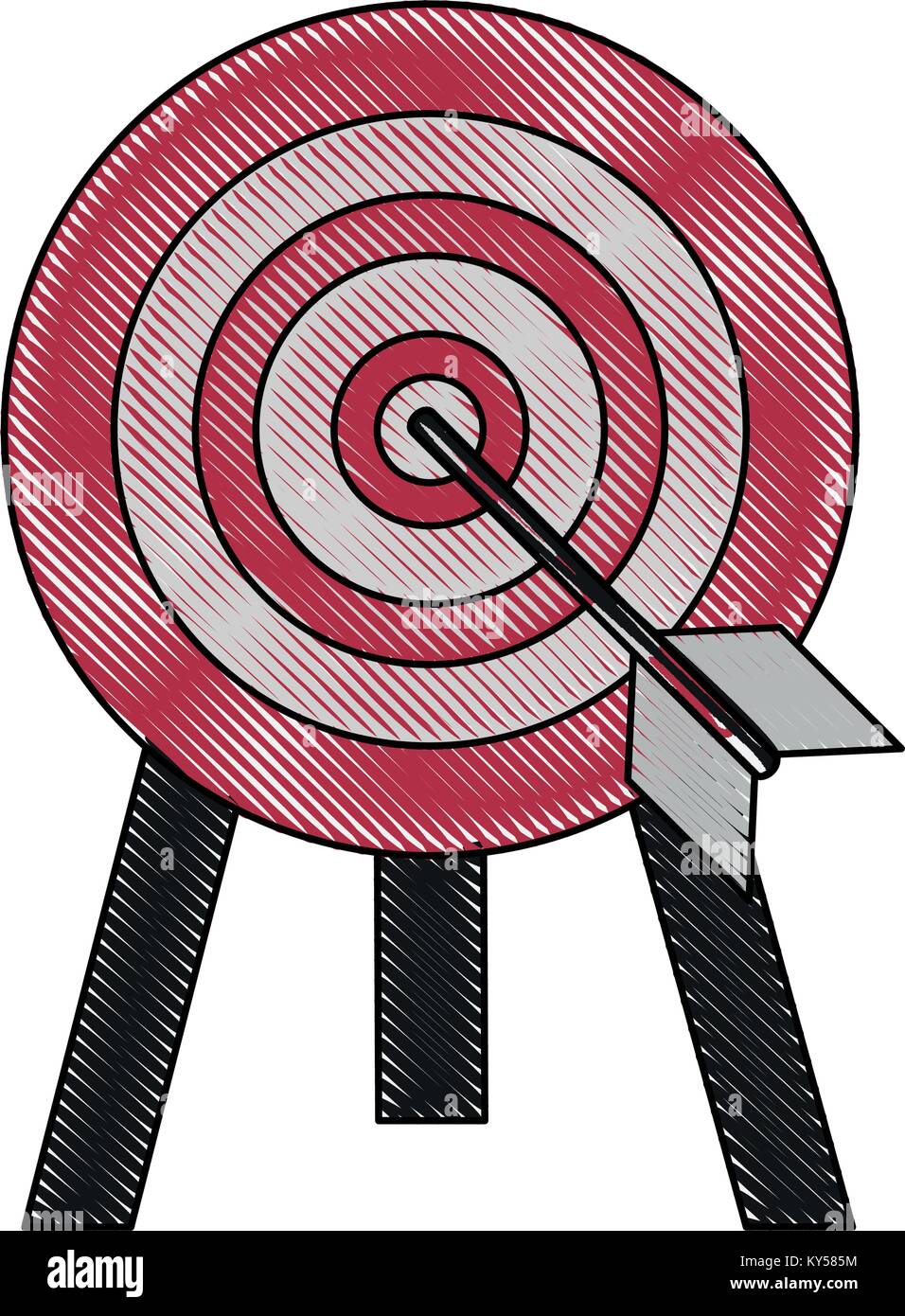 Target dartboard symbol Stock Vector Image & Art - Alamy