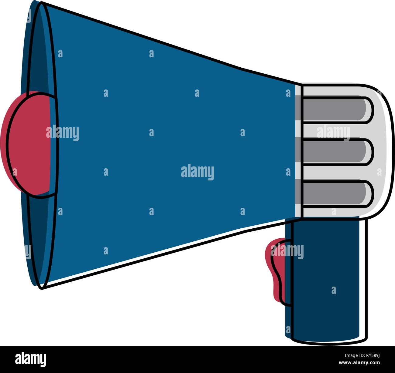 Bullhorn advertising symbol Stock Vector Image & Art - Alamy