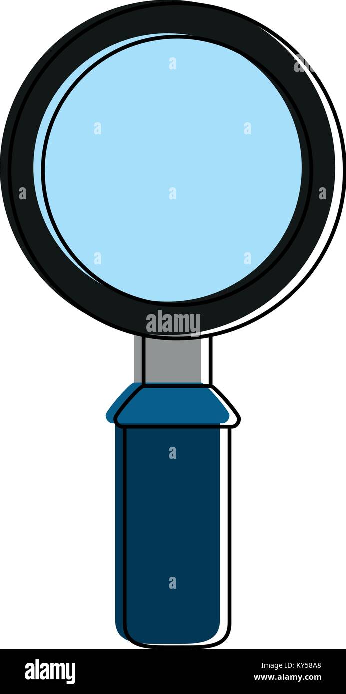 Magnifying glass symbol Stock Vector Image & Art - Alamy