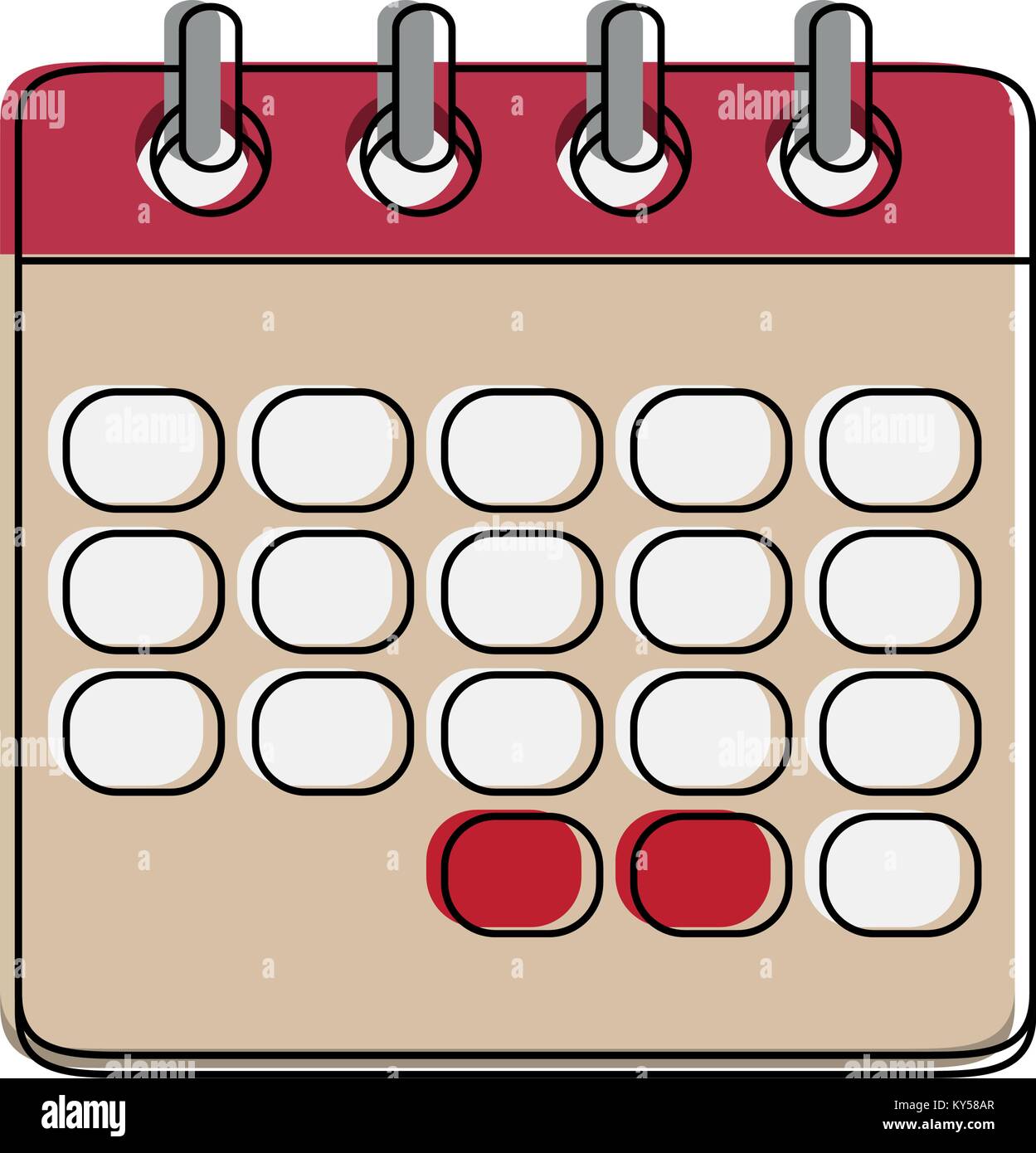 Calendar event symbol Stock Vector Image & Art - Alamy