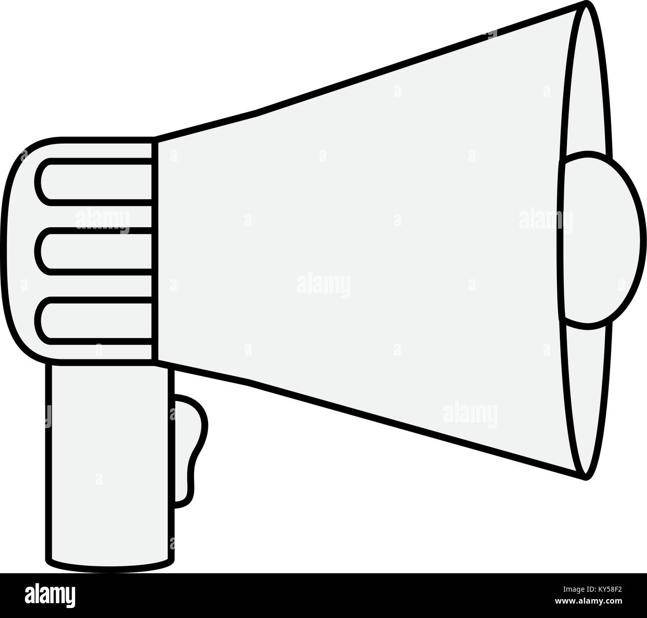 Bullhorn advertising symbol Stock Vector Image & Art - Alamy