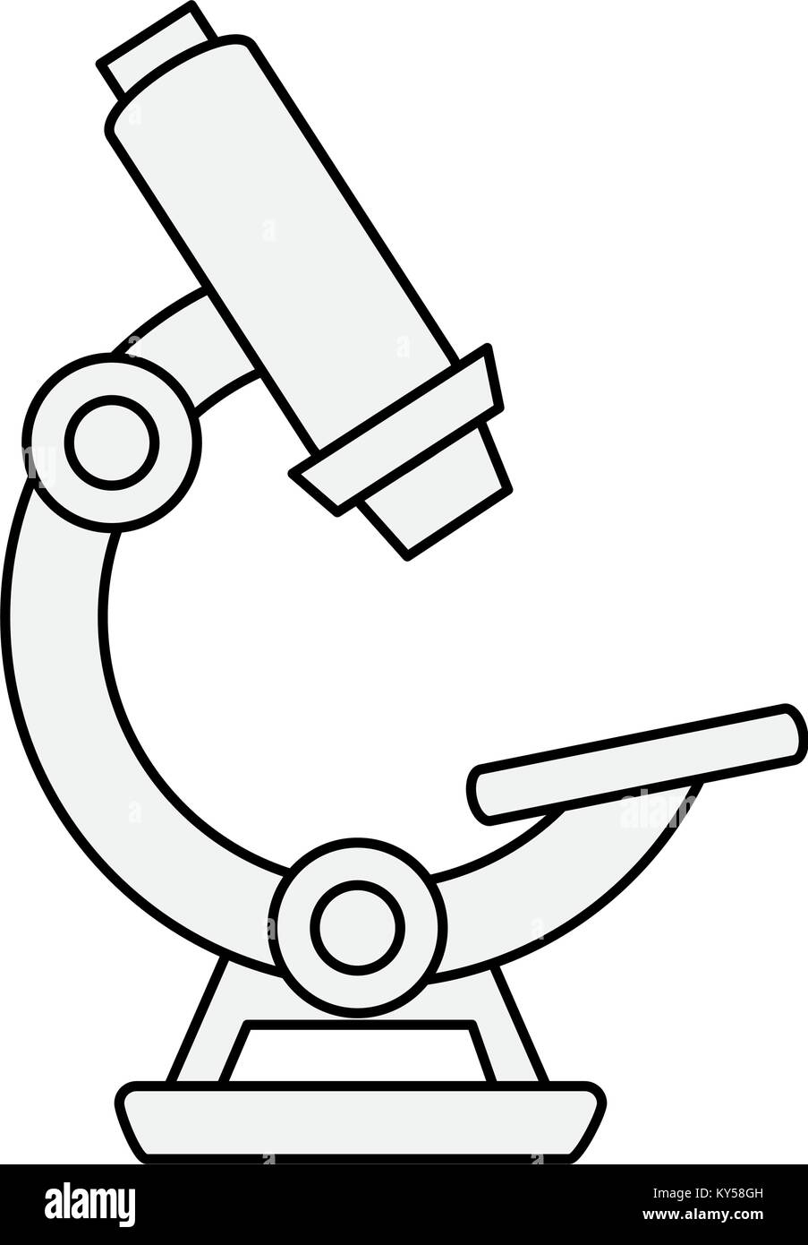 Microscope science tool Stock Vector Image & Art - Alamy