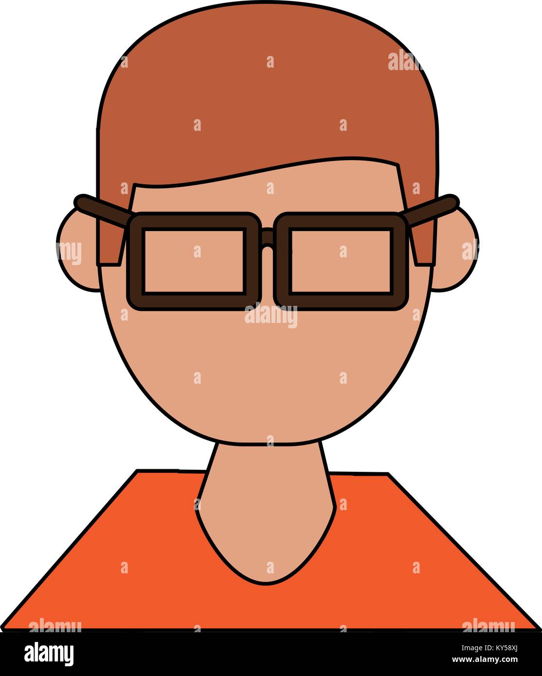Geek man cartoon Stock Vector Image & Art - Alamy