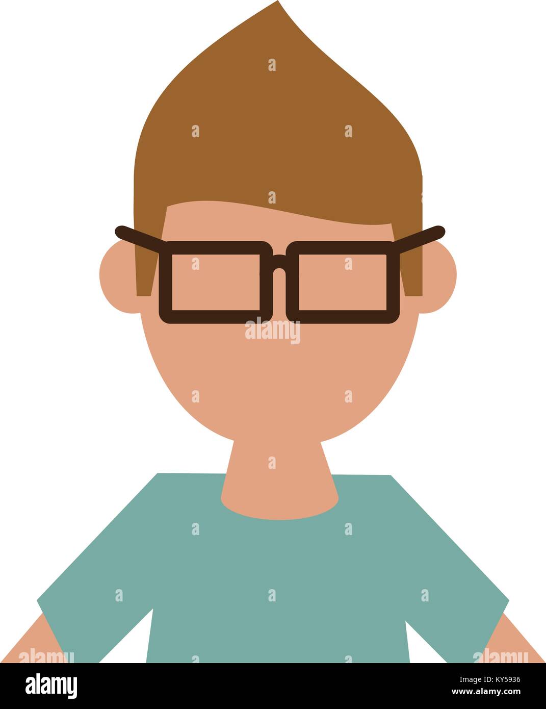 Geek man cartoon Stock Vector Image & Art - Alamy
