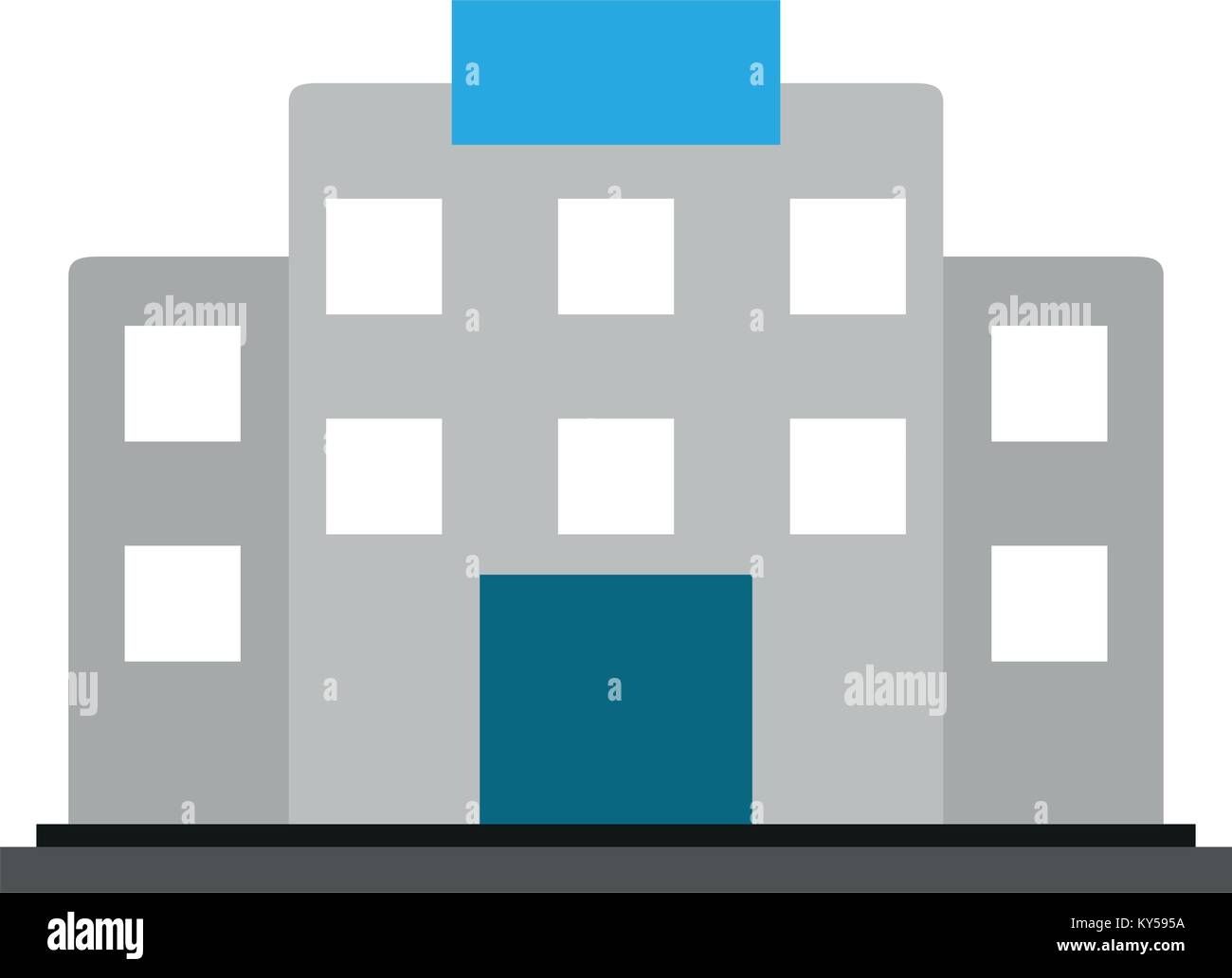 Hospital building symbol Stock Vector Image & Art - Alamy