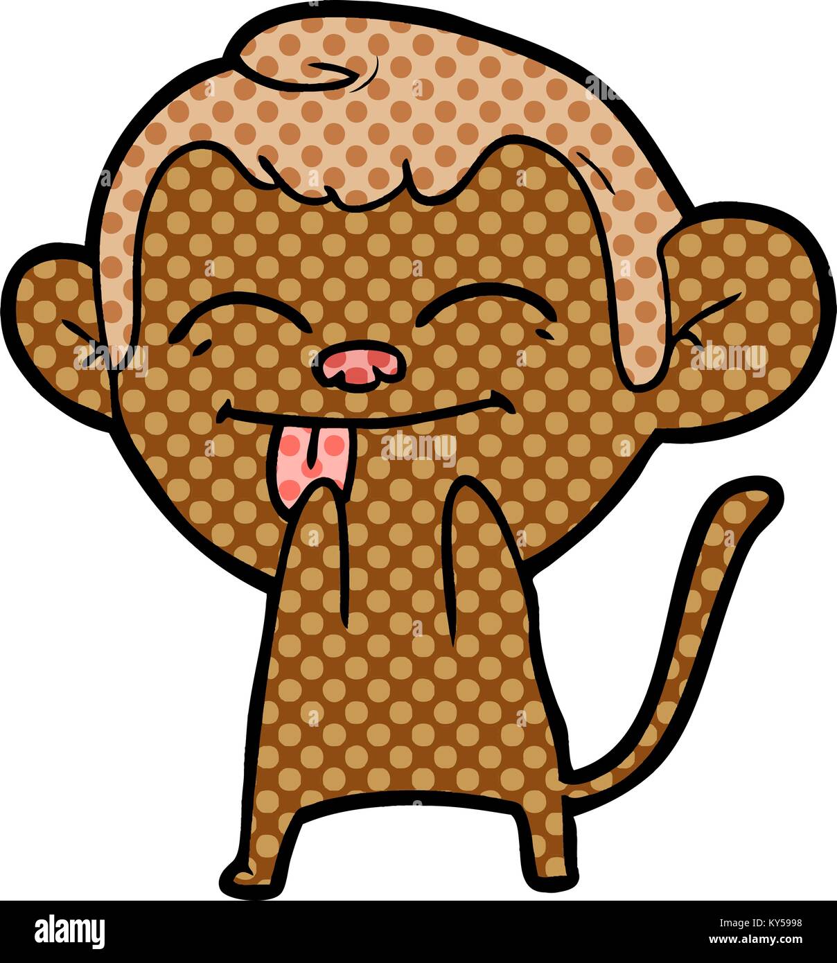 funny cartoon monkey Stock Vector Image & Art - Alamy