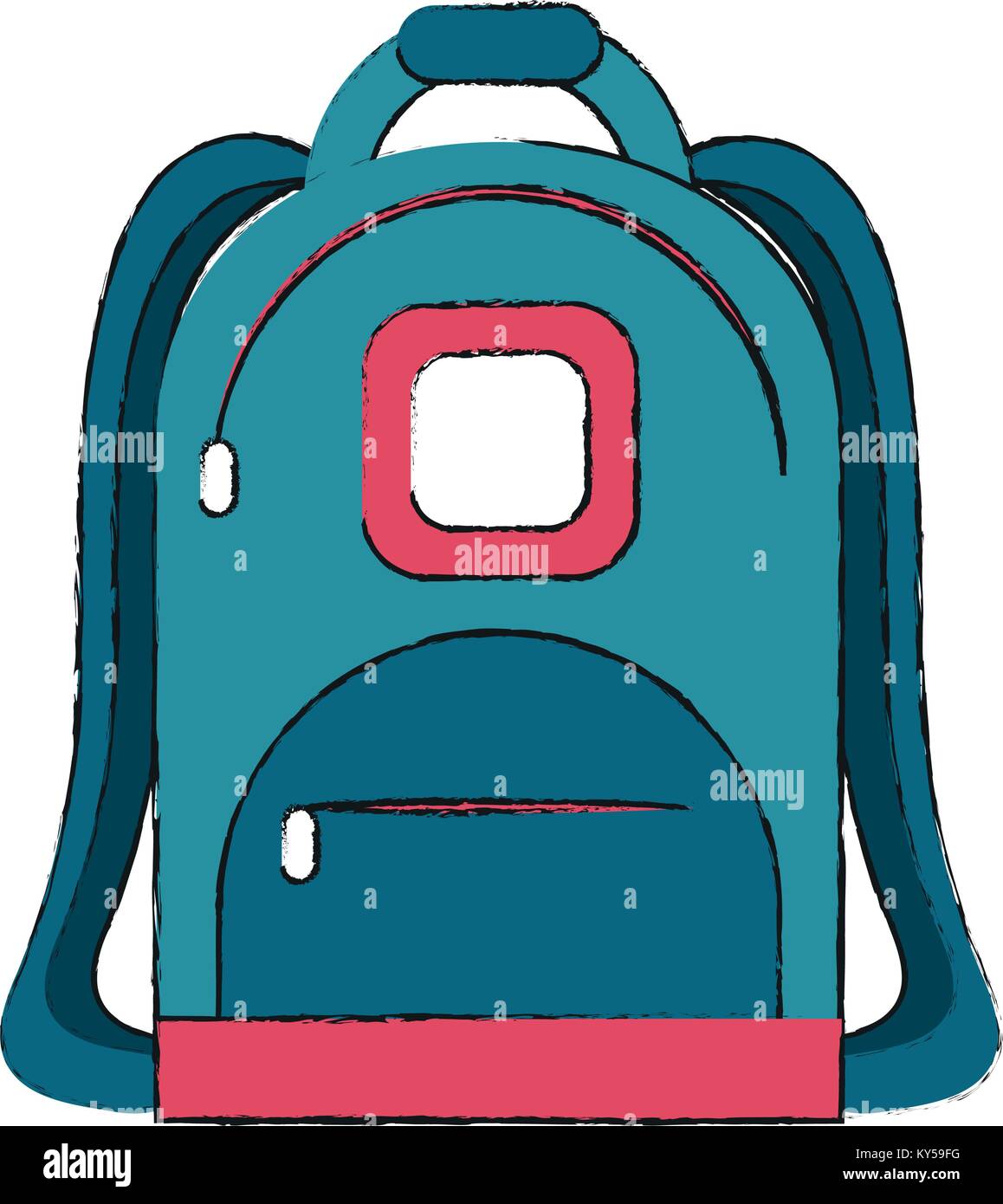 Backpack shot Stock Vector Images - Alamy