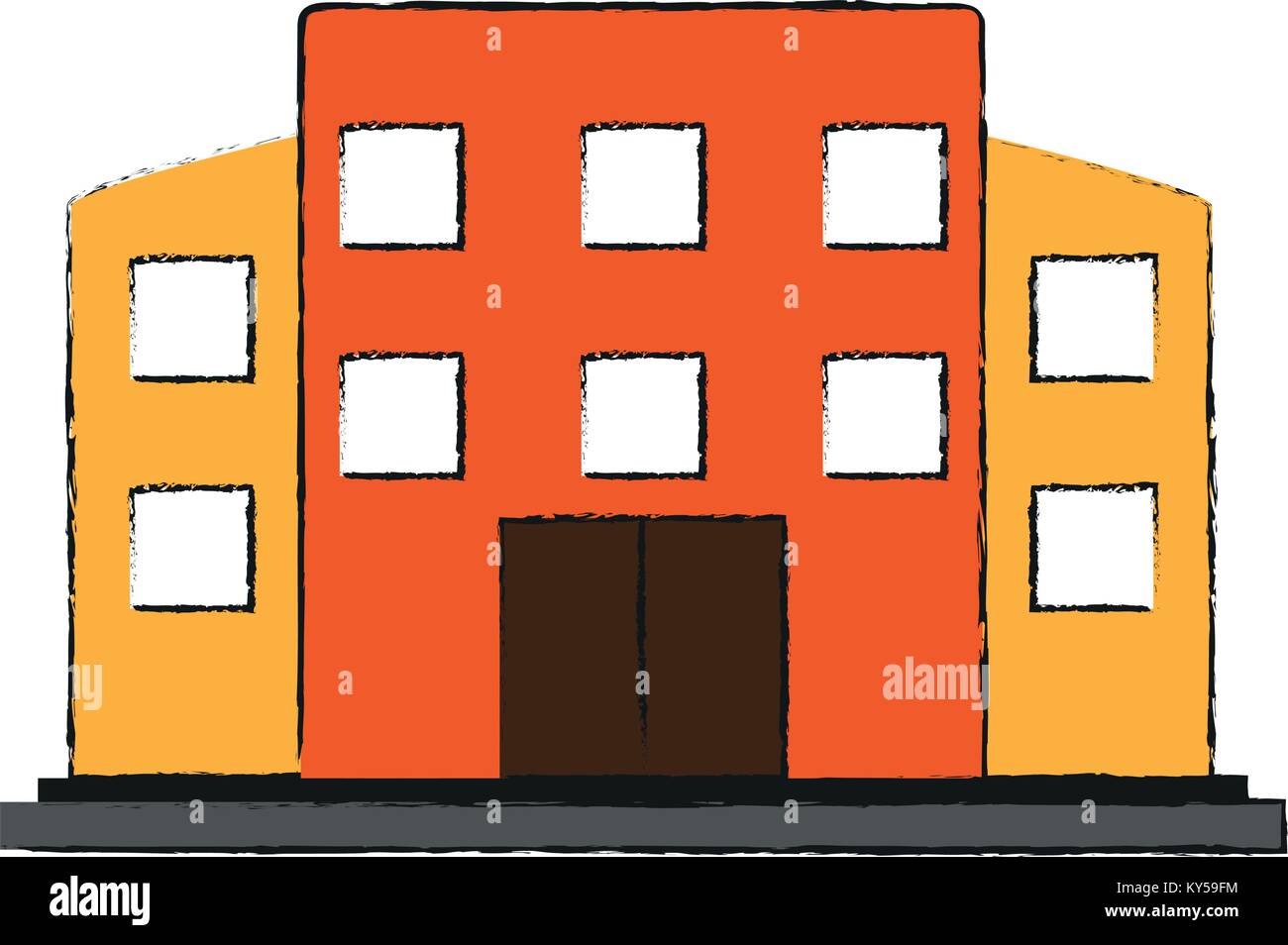 Hospital building symbol Stock Vector Image & Art - Alamy