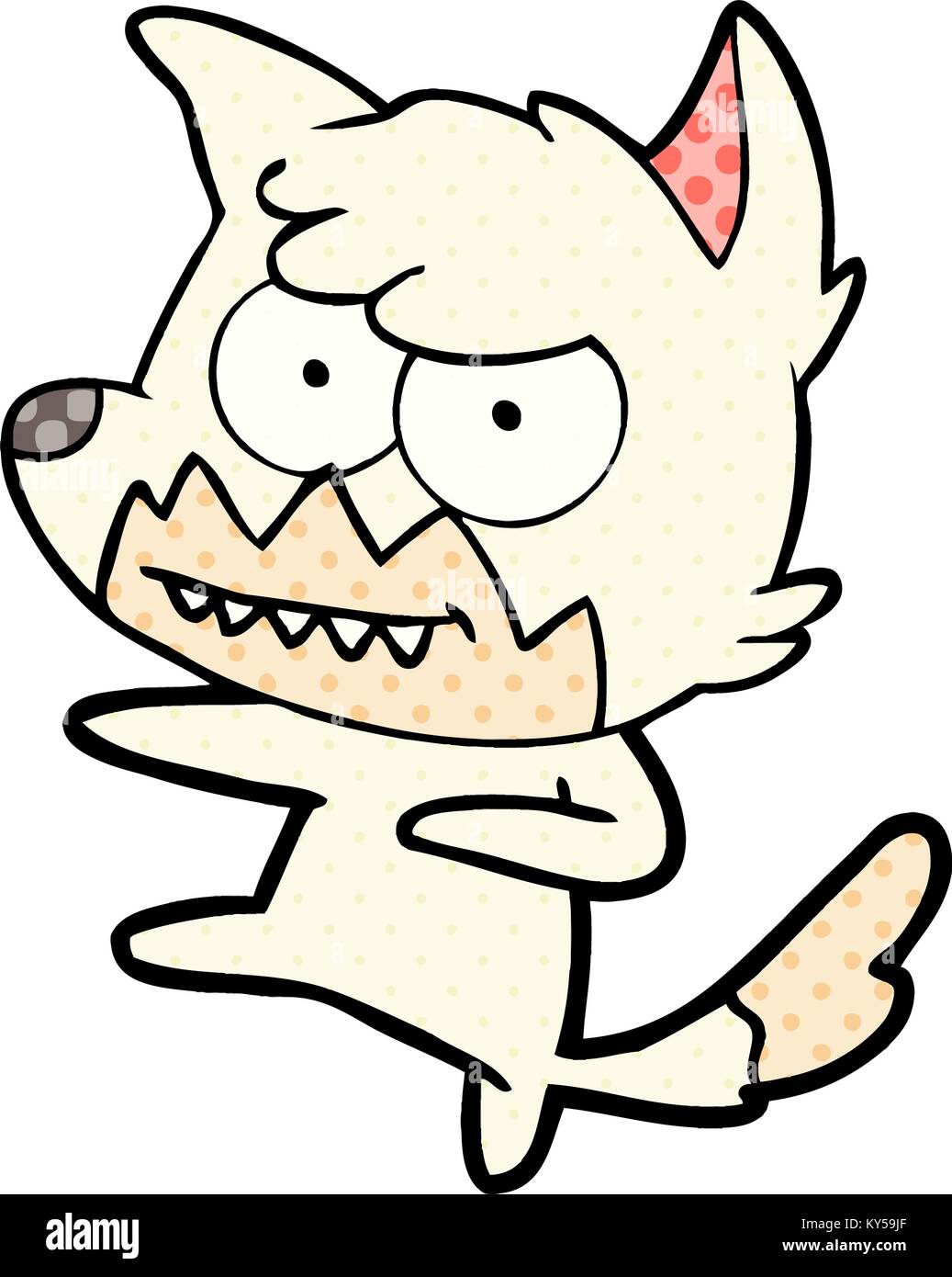 cartoon grinning fox Stock Vector Image & Art - Alamy